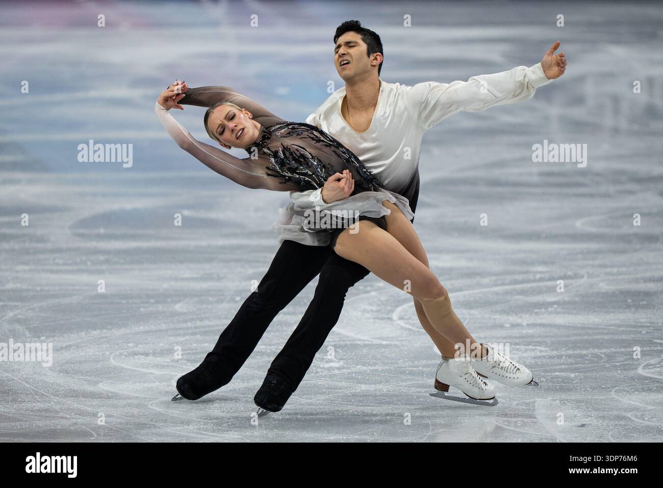 Marjorie Lajoie and Zachary Lagha of Canada perform during the Figure ...