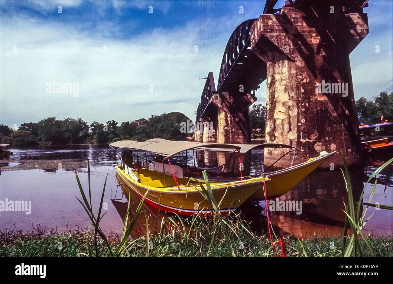 Images of the infamous Bridge on the River Kwai Noi on the Siam Burma ...