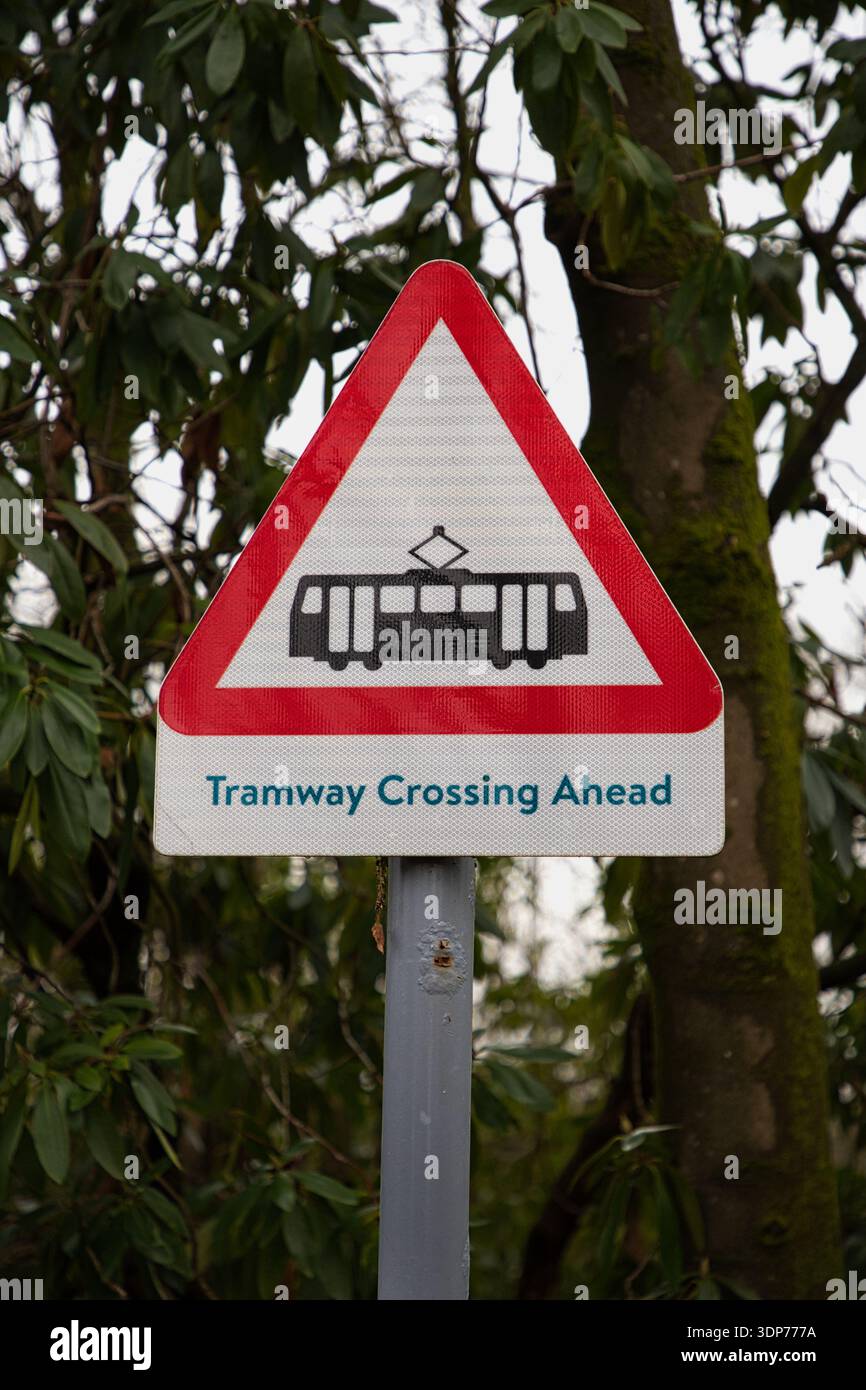 Tram warning hi-res stock photography and images - Alamy