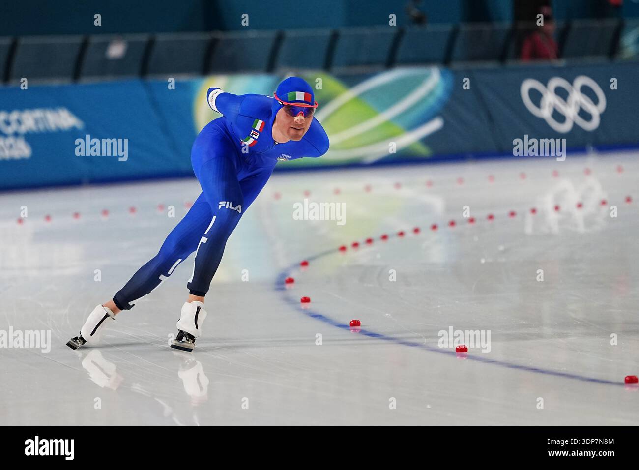 Speed skating men’s 10,000 mt, Lorello Riccardo from Italy, at the 2026 ...