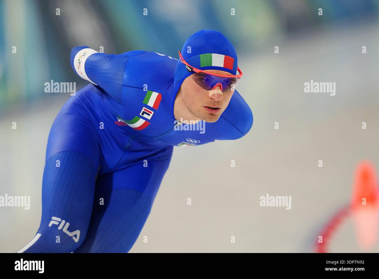 Speed skating men’s 10,000 mt, Lorello Riccardo from Italy, at the 2026 ...