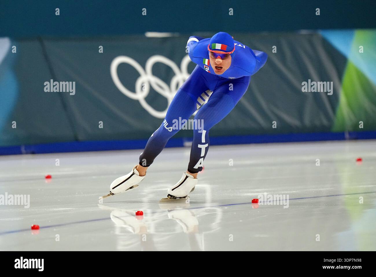 Speed skating men’s 10,000 mt, Lorello Riccardo from Italy, at the 2026 ...