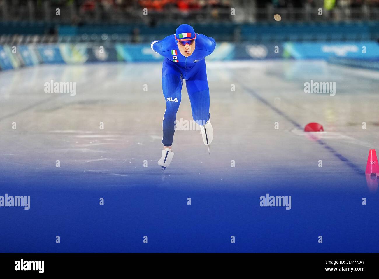 Speed skating men’s 10,000 mt, Lorello Riccardo from Italy, at the 2026 ...