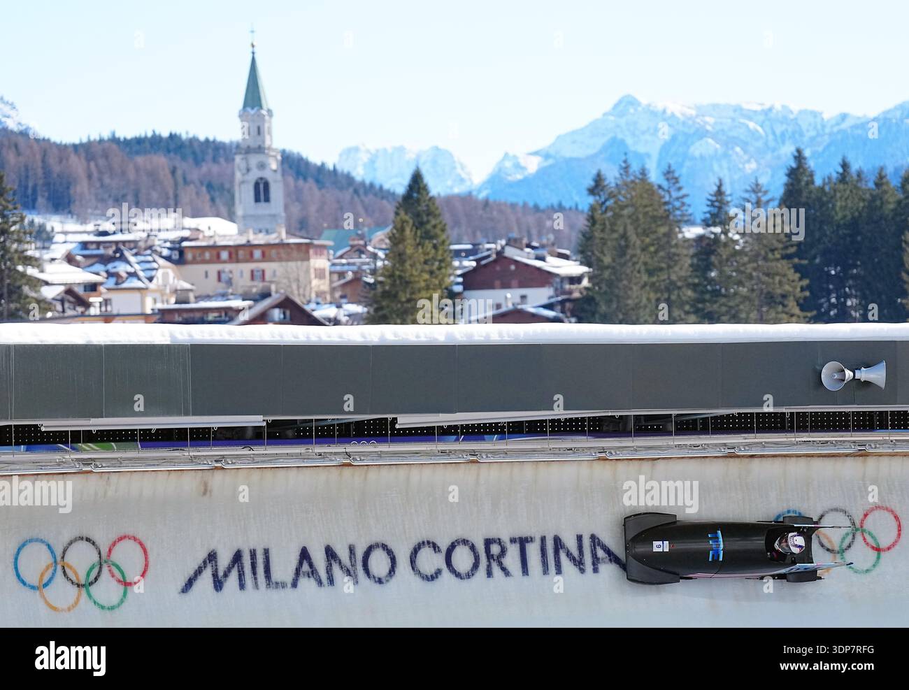 13 February 2026, Italy, Cortina D'ampezzo: Olympia, Olympic Winter ...