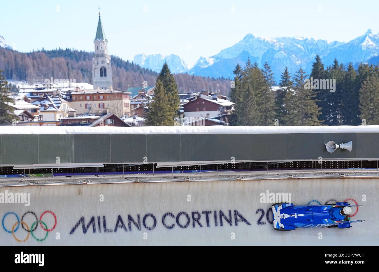 13 February 2026, Italy, Cortina D'ampezzo: Olympia, Olympic Winter ...