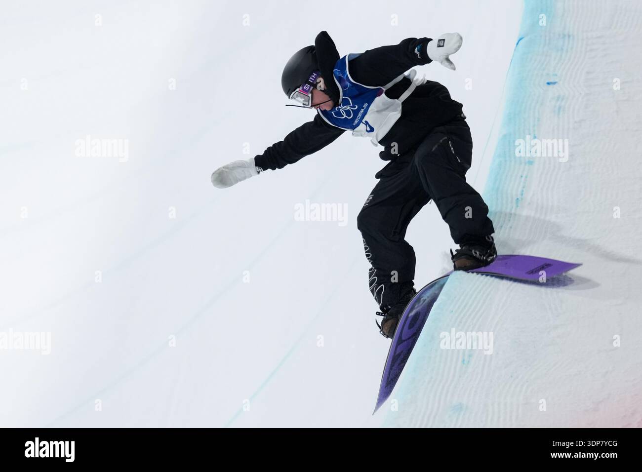 New Zealand's Campbell Melville Ives lands during the men's ...