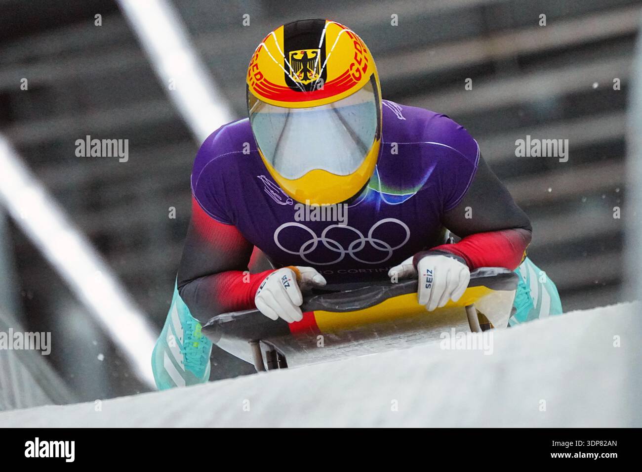 13 February 2026, Italy, Cortina D'ampezzo: Olympia, Olympic Winter ...