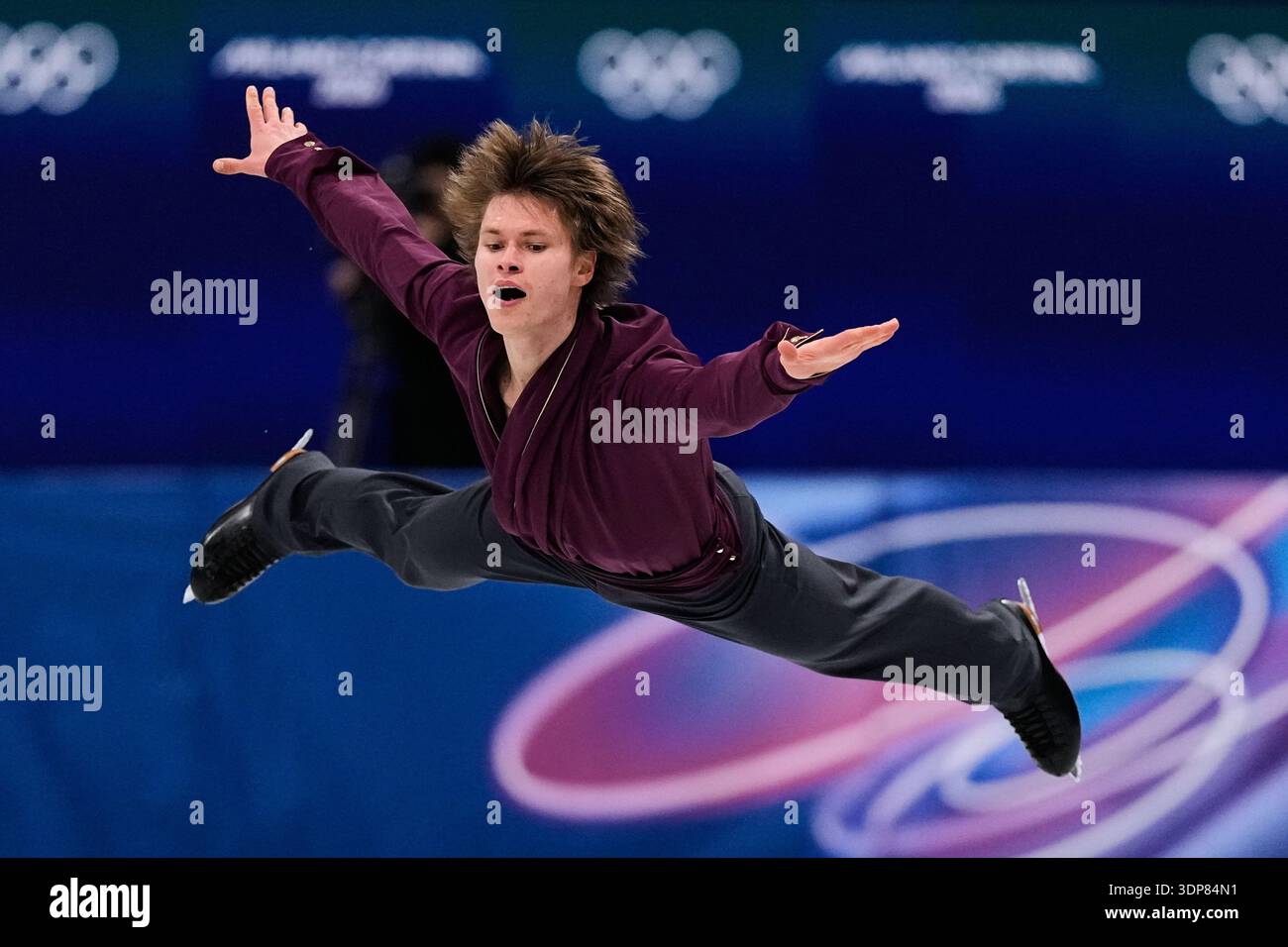 Deniss Vasiljevs of Latvia competes during the men's free skate program ...