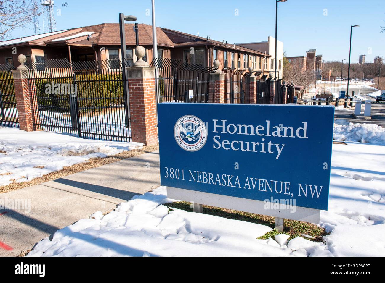 A Department of Homeland Security (DHS) facility is seen in Washington ...