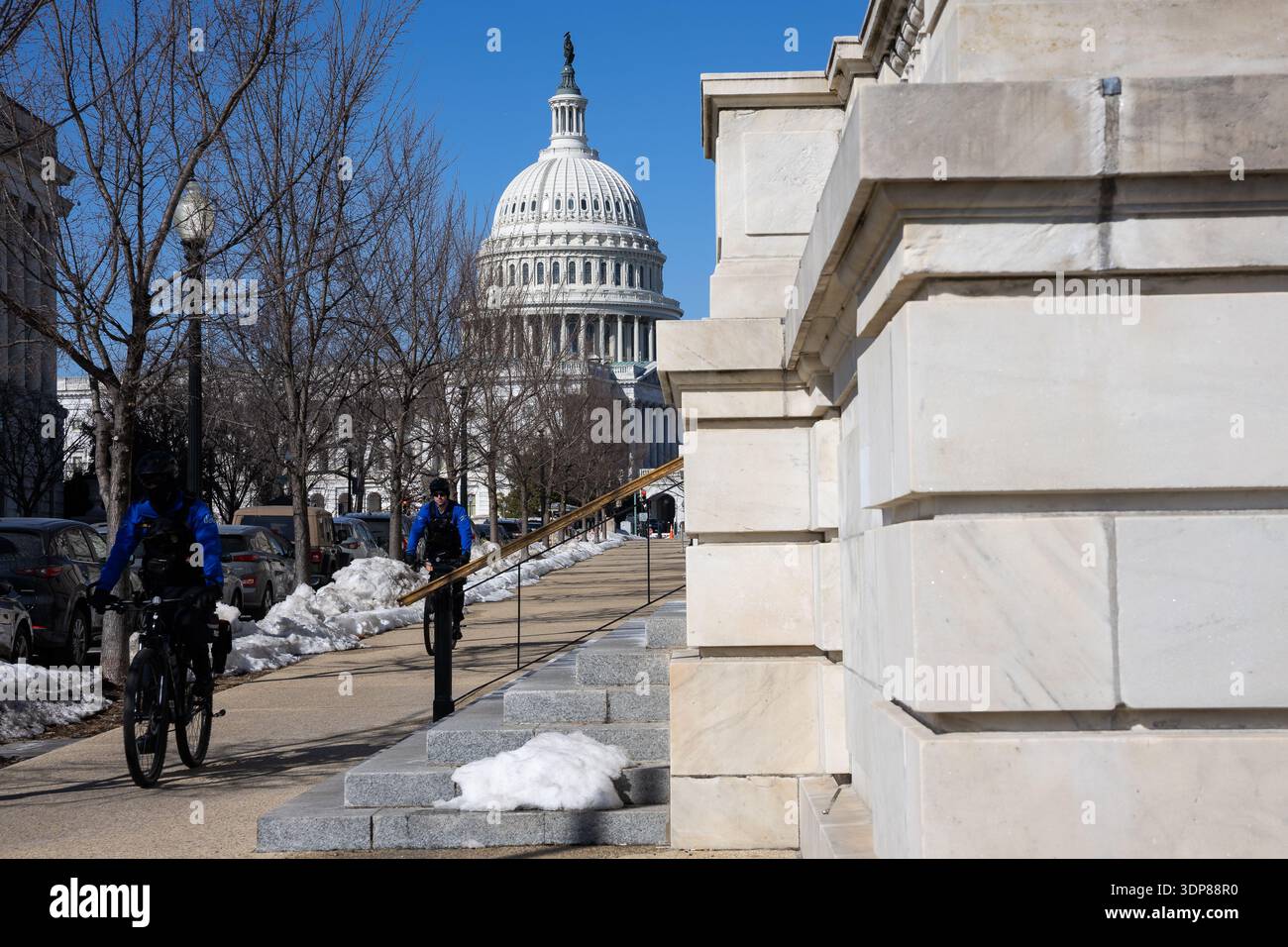 The U.S. Capitol building is seen Feb. 13, 2026. (Francis Chung ...