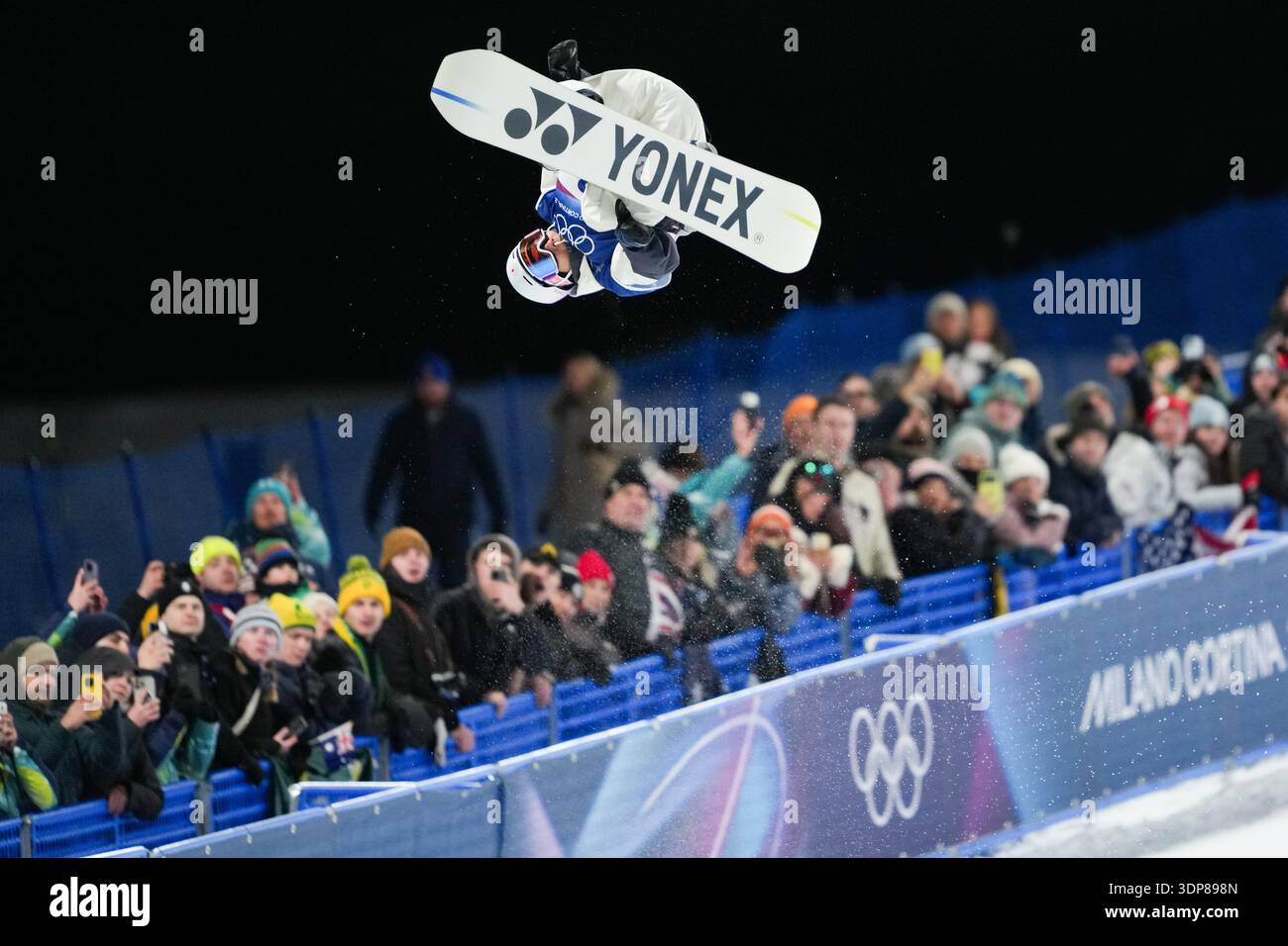 Japan's Ruka Hirano competes during the men's snowboarding halfpipe ...