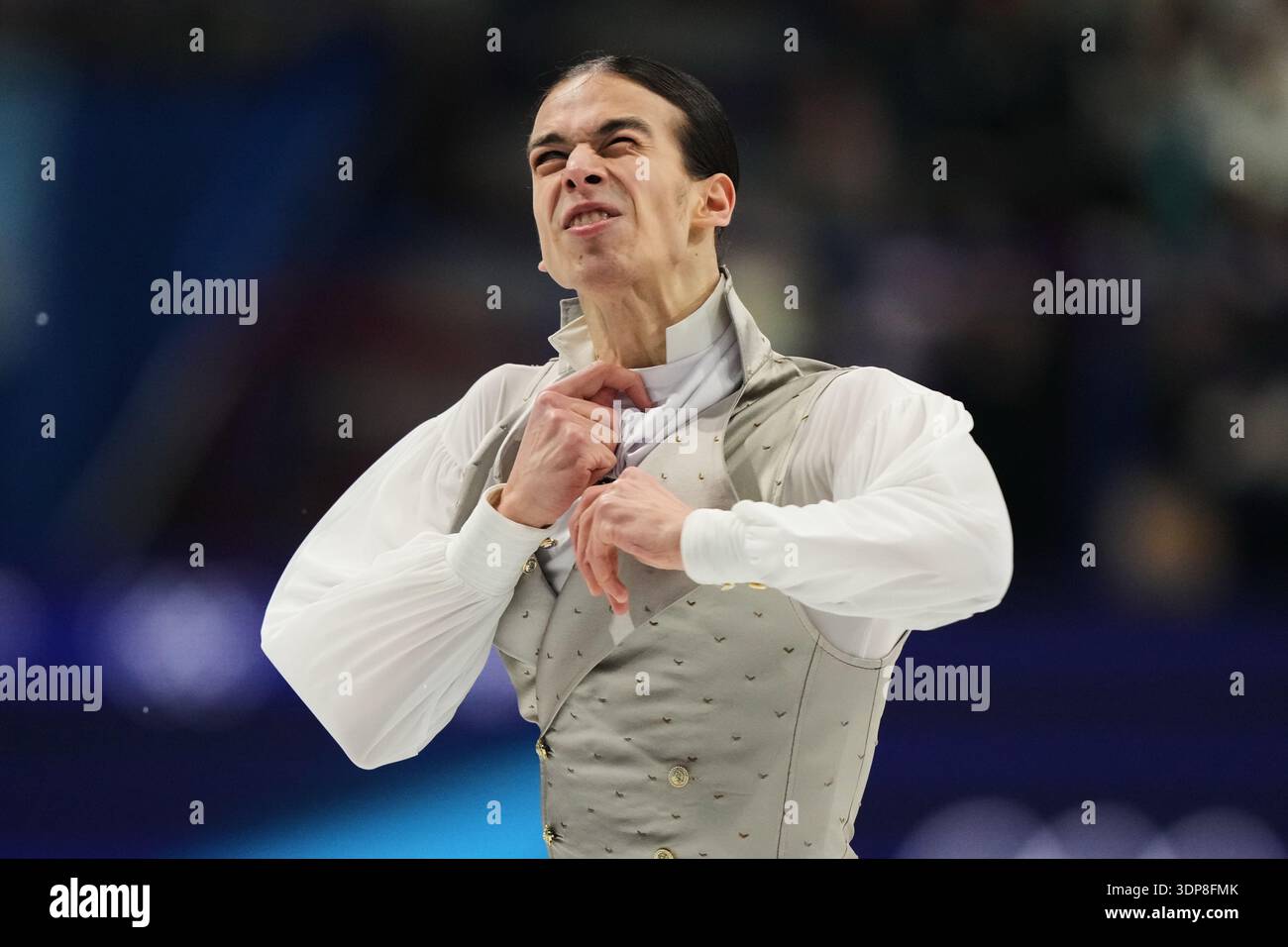 Petr Gumennik of Individual Neutral Athletes competes during the men's ...