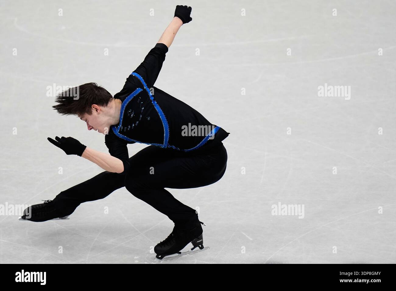 Kyrylo Marsak of Ukraine competes during the men's free skate program ...