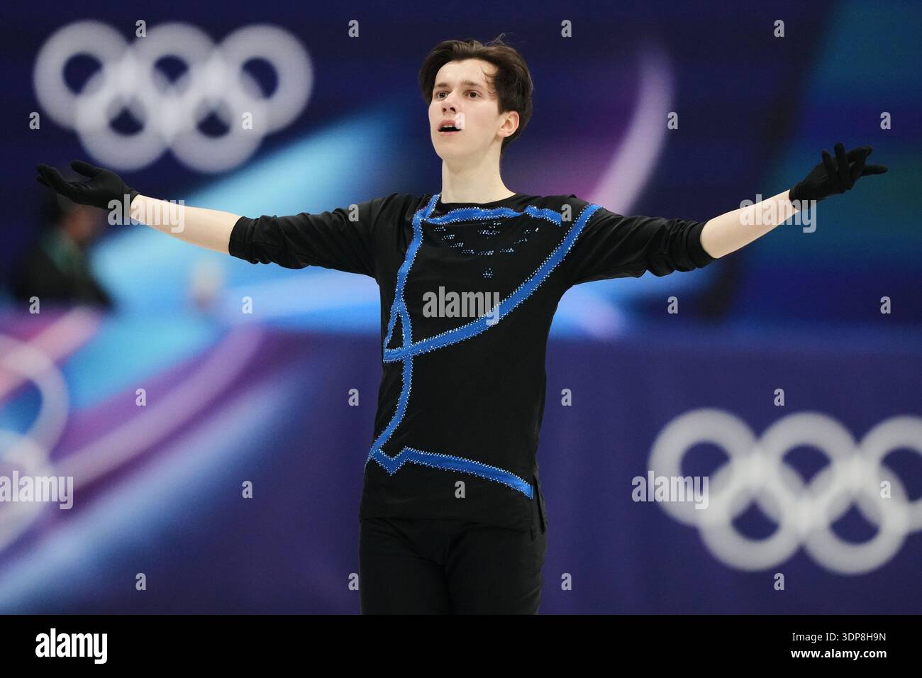 Kyrylo Marsak of Ukraine competes during the men's free skate program ...