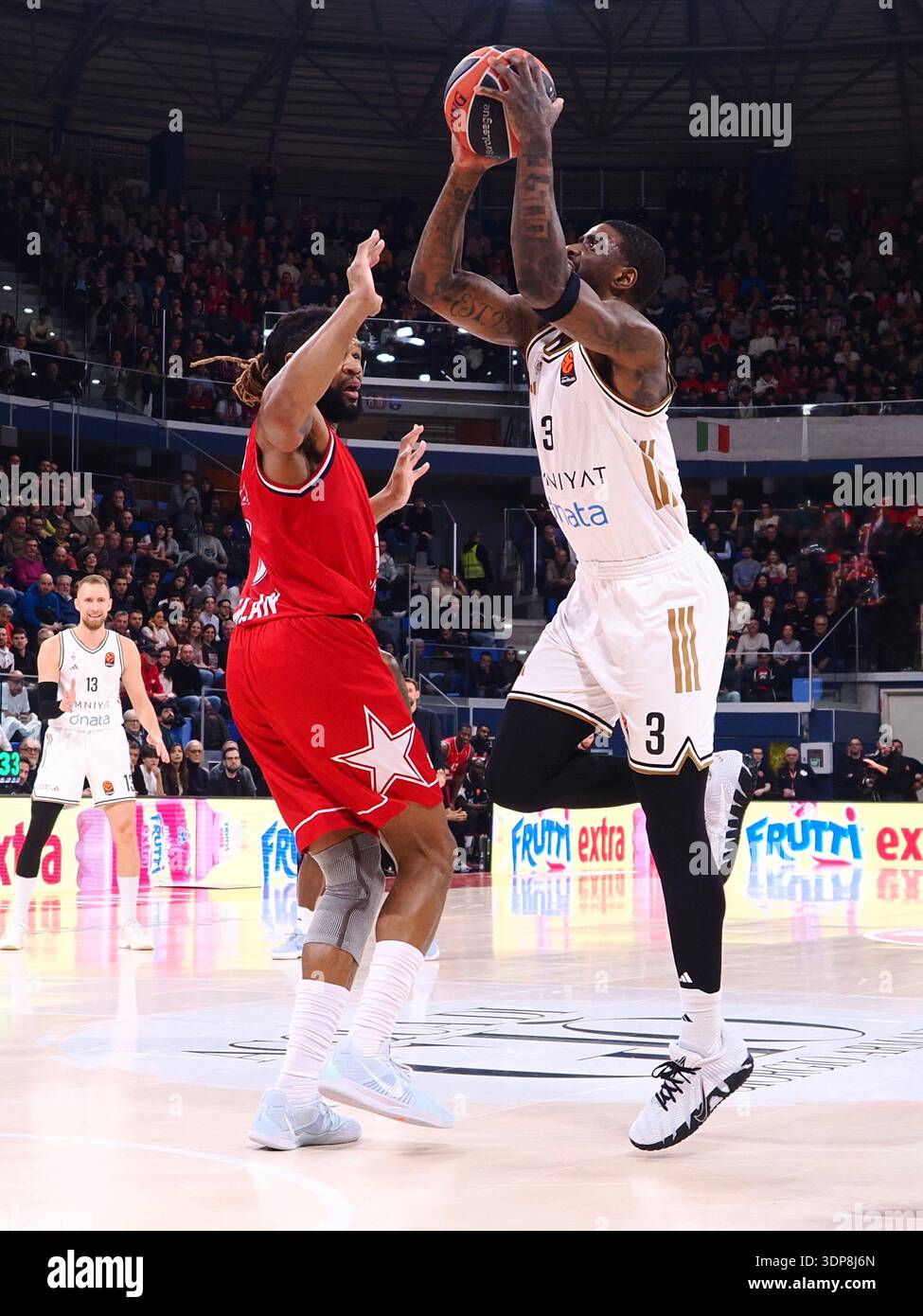 Dwayne Bacon (Dubai Basketball) & Devin Booker (EA7 Emporio Armani ...