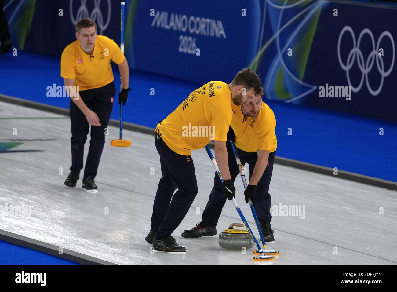 Sweden's Rasmus Wranaa, Oskar Eriksson, and Christoffer Sundgren in ...