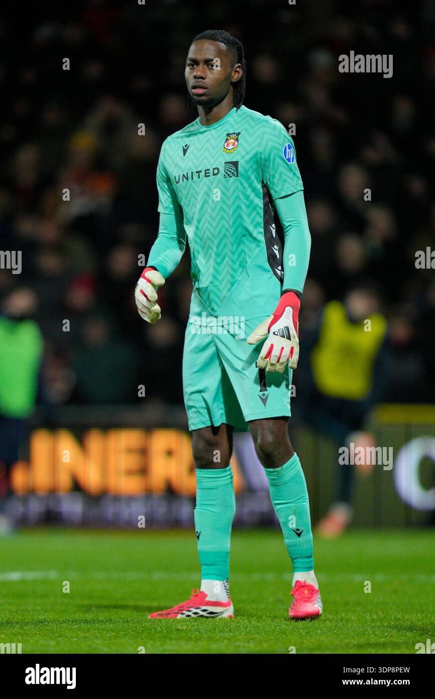 13th February 2026; SToK Cae Ras Stadium, Wrexham, Wales; FA Cup ...