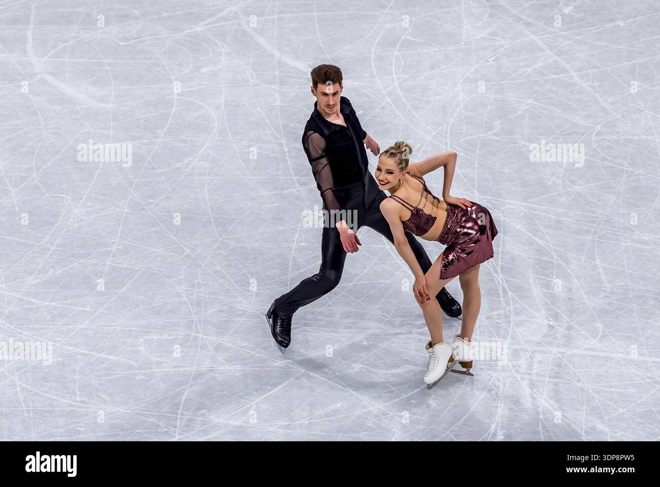 JUULIA TURKKILA and MATTHIAS VERSLUIS of Finland perform during the ...