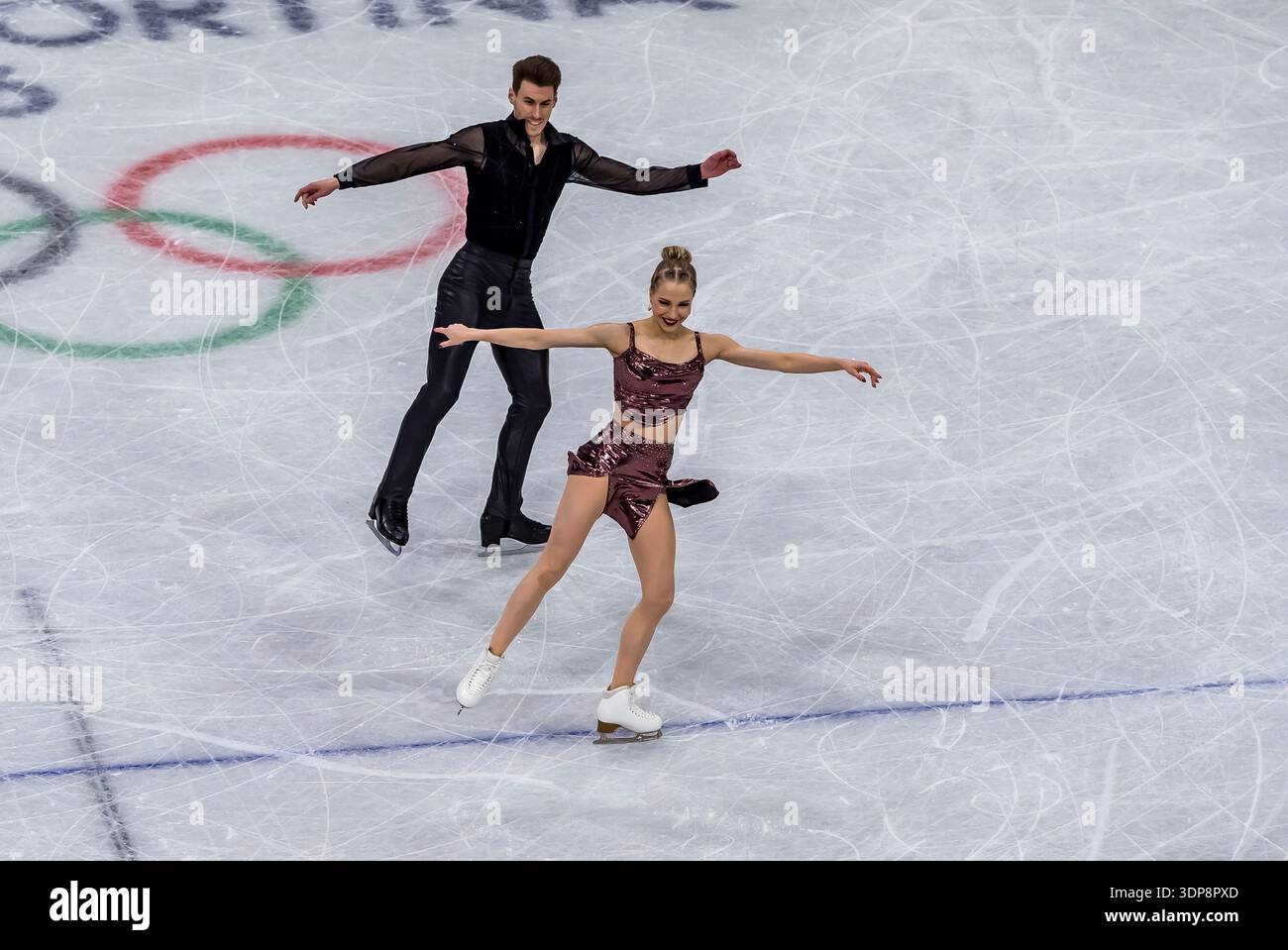 JUULIA TURKKILA and MATTHIAS VERSLUIS of Finland perform during the ...