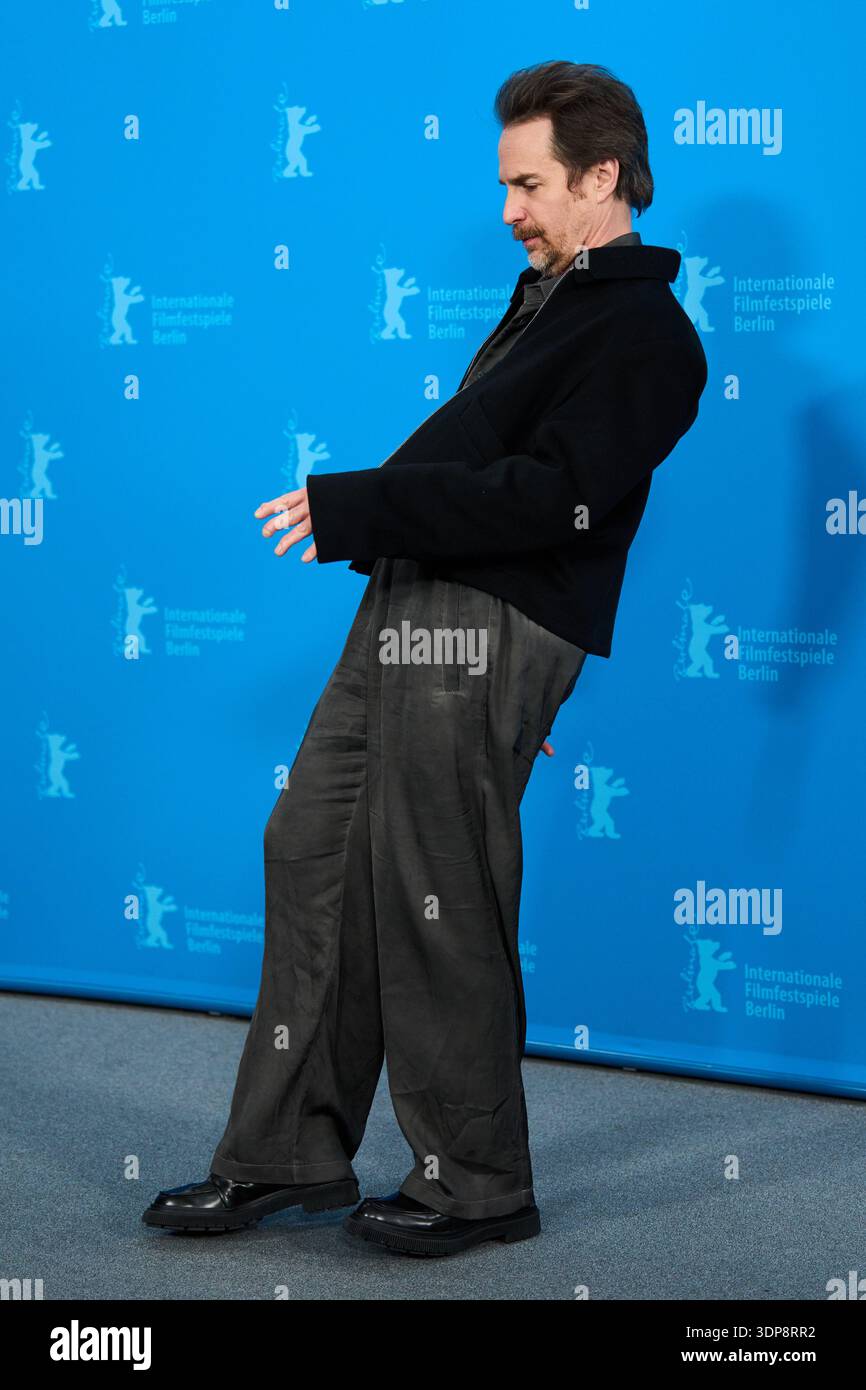 Sam Rockwell poses for photographs at the photo call for the film 'Good ...