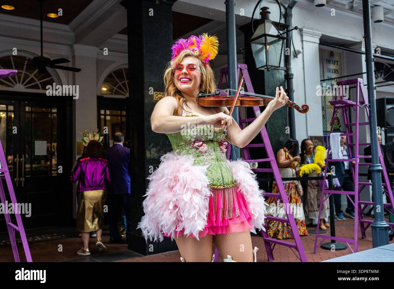 Amanda Shaw performs during the annual Greasing of the Poles at Royal ...