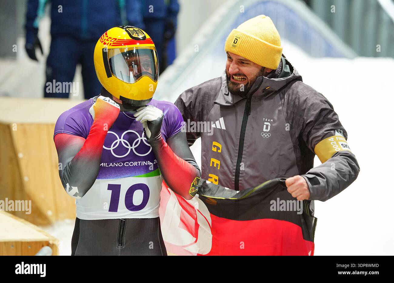 13 February 2026, Italy, Cortina D'ampezzo: Olympia, Olympic Winter ...