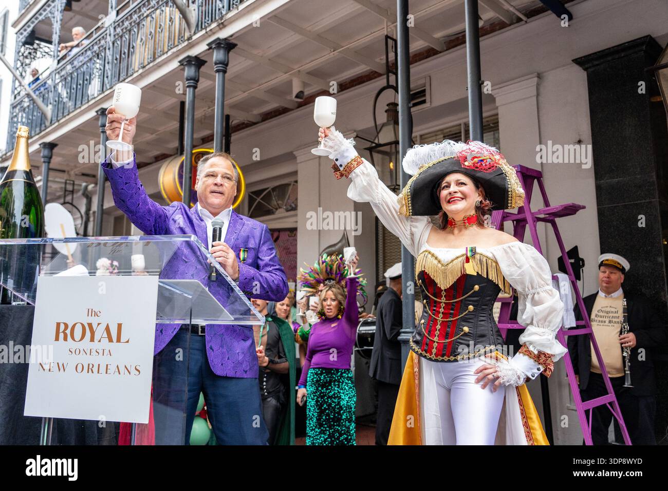 Royal Sonesta General Manager David Bilbe, left, and Gloria Wagner ...
