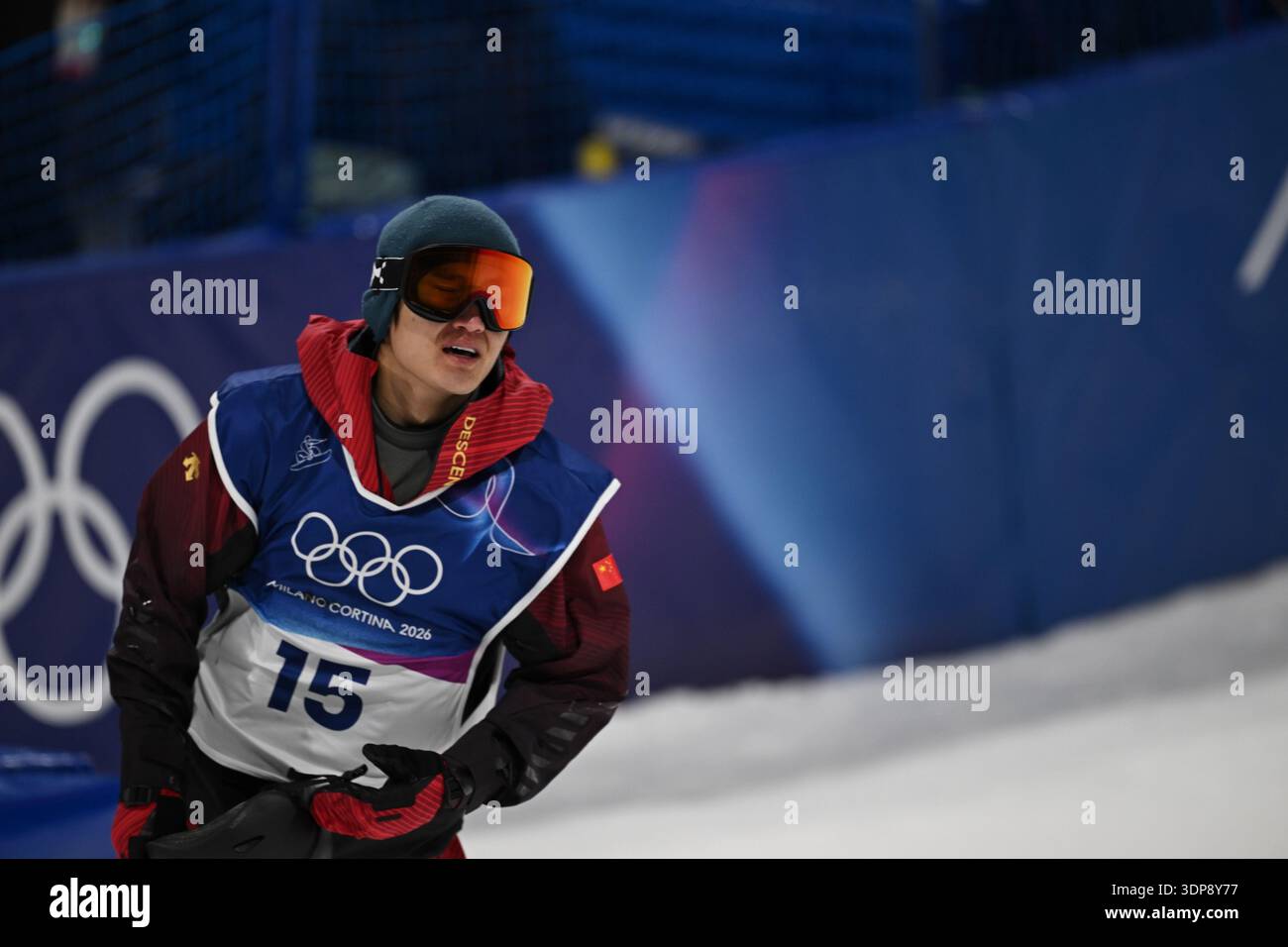 Ziyang Wang from People's Republic of China during the Winter Olympic ...