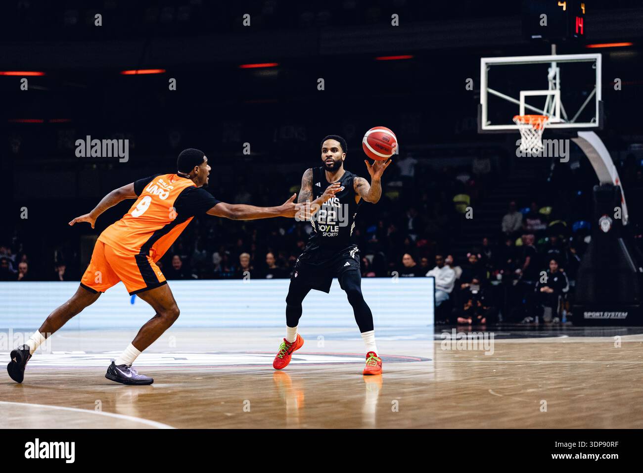 London, UK. 13 February, 2026 Lions' player Tarik Phillip during SLB ...