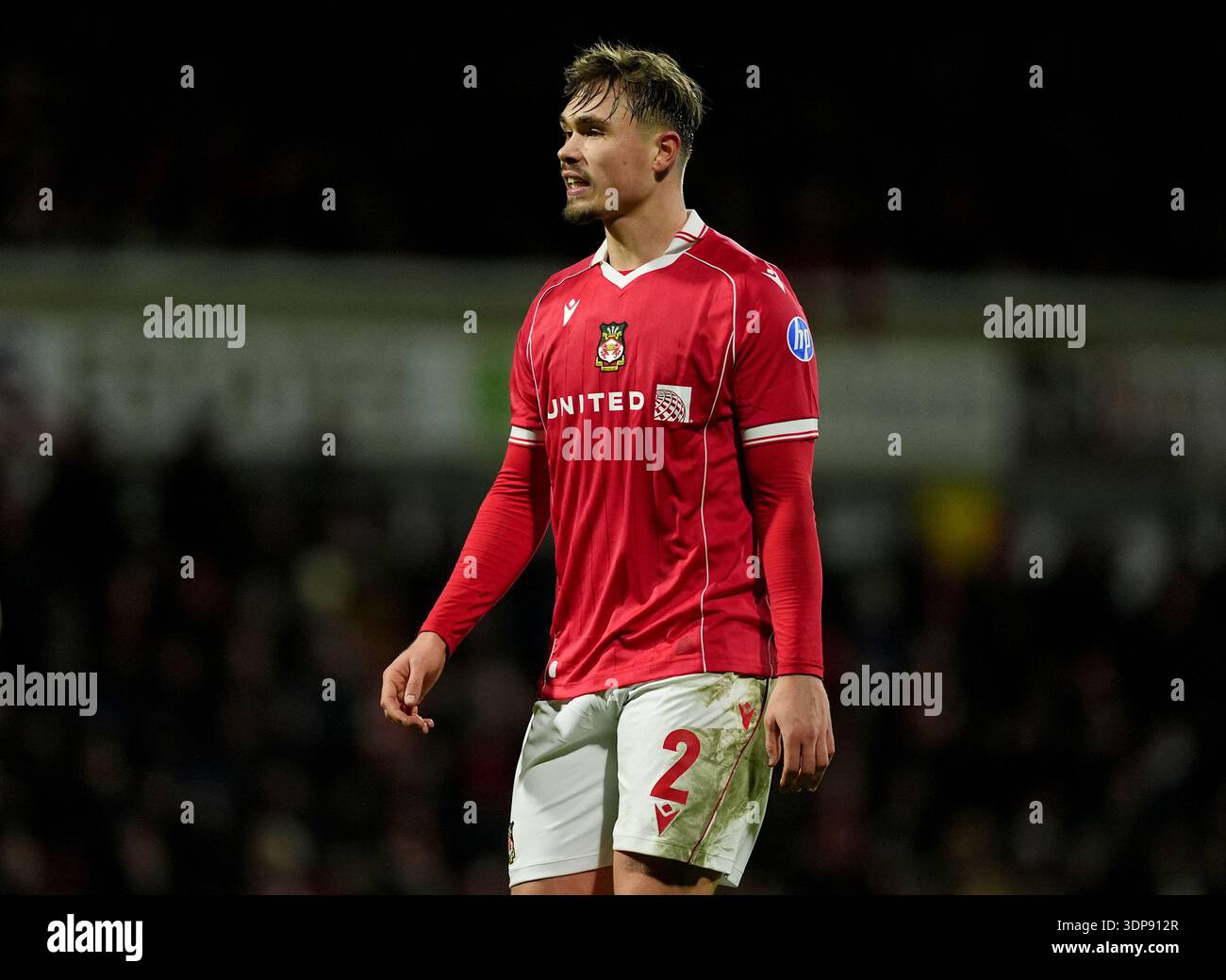 Wrexham's Callum Doyle during the Emirates FA Cup fourth round match at ...