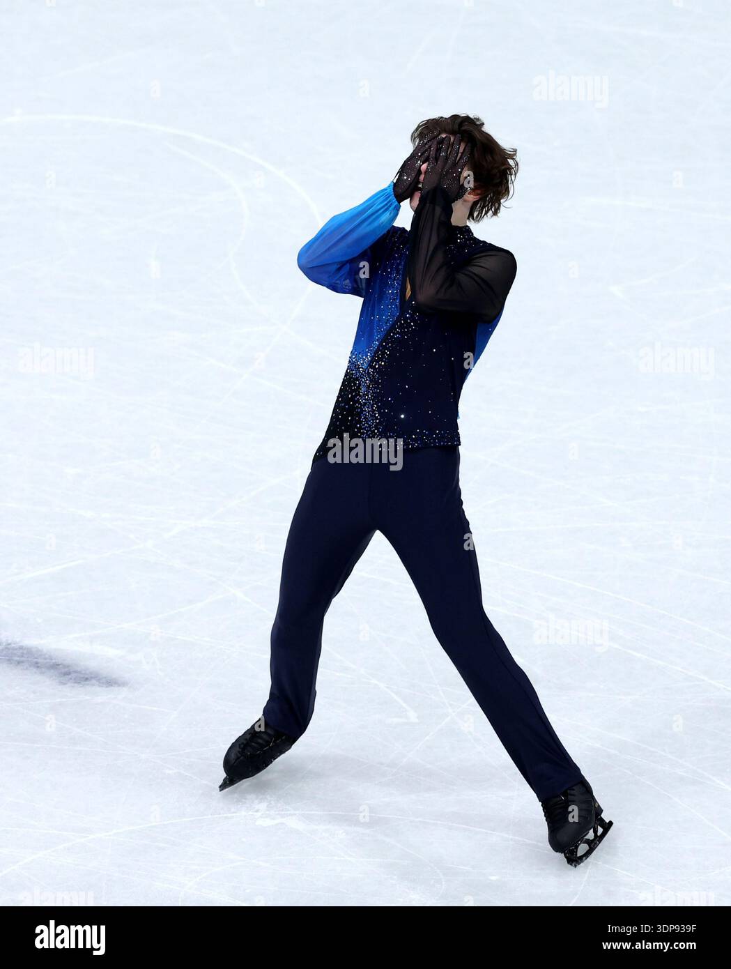 Kazakhstan's Mikhail Shaidorov during the free skating men's single ...