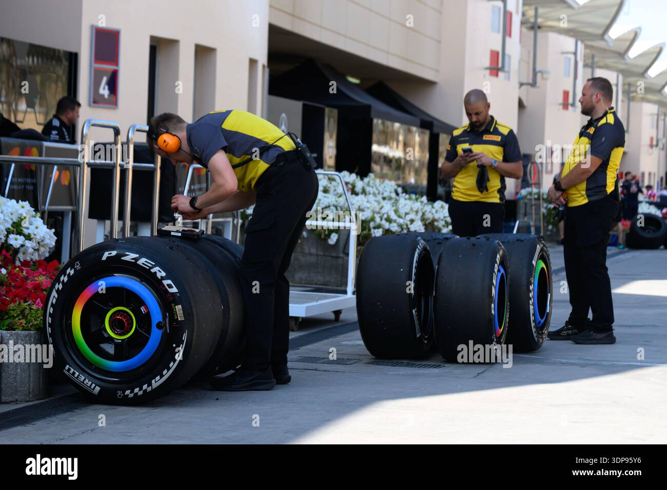 Sakhir, Bahrain. 13th Feb 2026. Formula 1 Pre-Season Testing 1. Pirelli ...