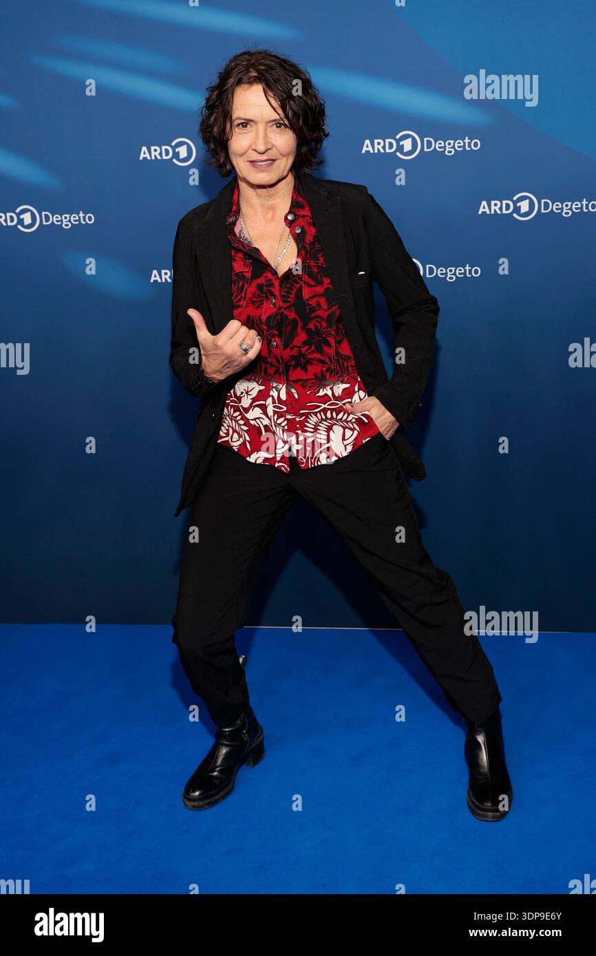 Ulrike Folkerts attends the Blue Hour Reception hosted by ARD during ...
