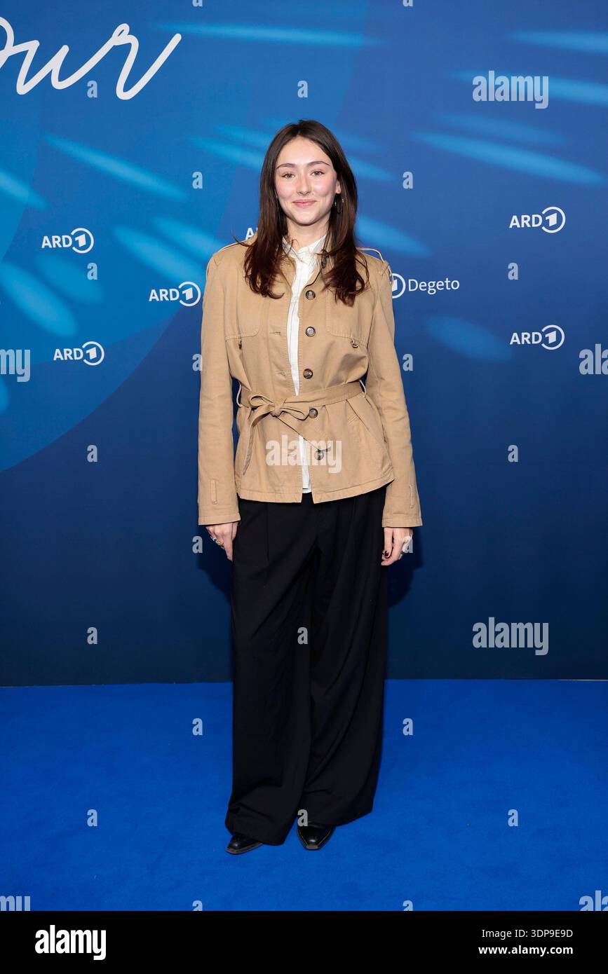Maria Ehrich attends the Blue Hour Reception hosted by ARD during the ...