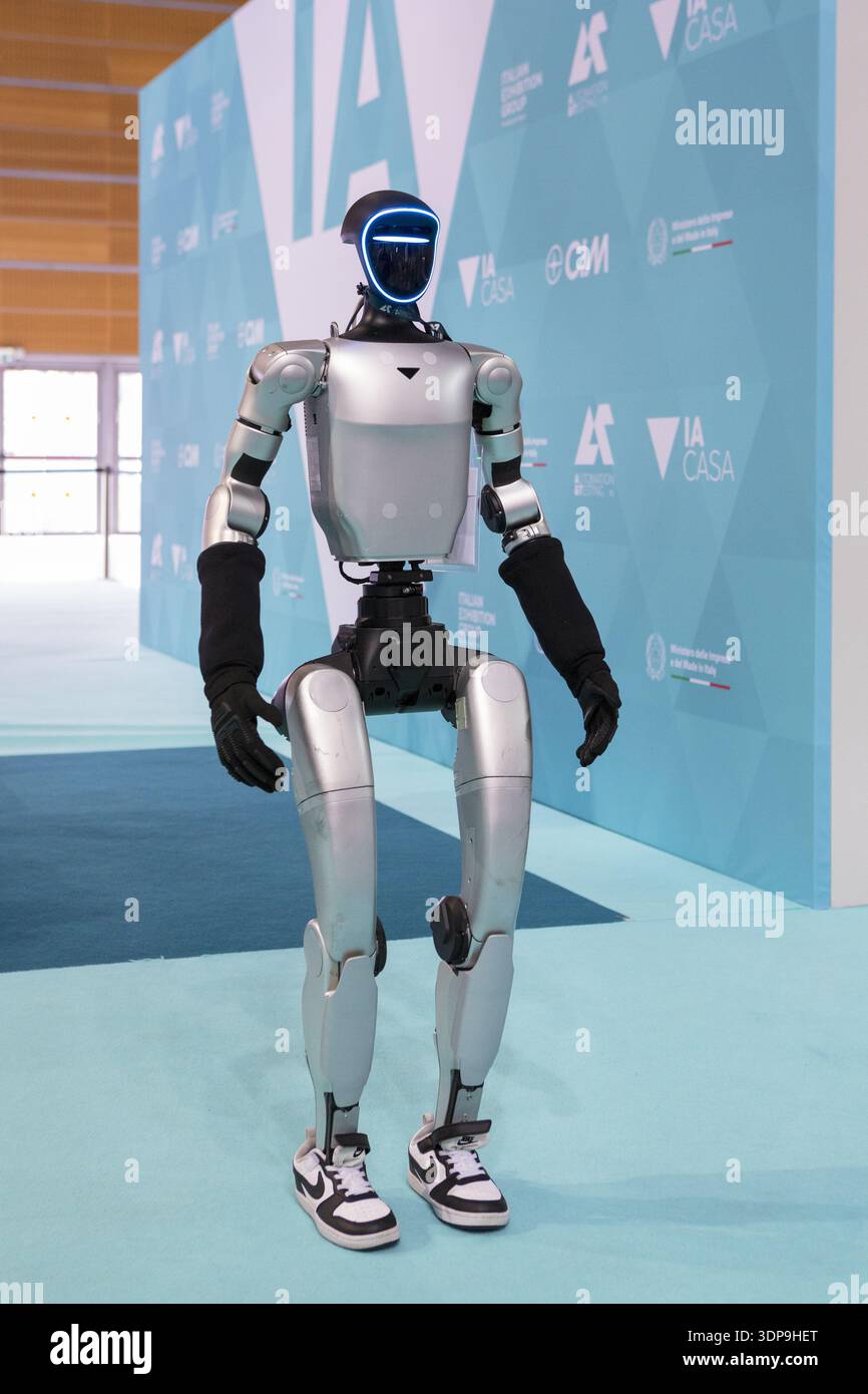 Turin, Italy. 13th February 2026. Unitree G1 humanoid robot at ...