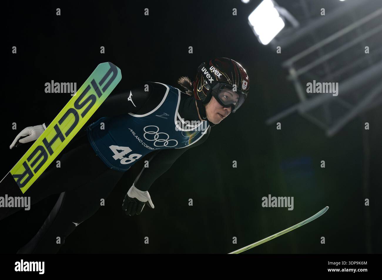 Tesero, Italy. 13th Feb, 2026. Ren Nikaido ( Japan ), Ski Jumping Men ...