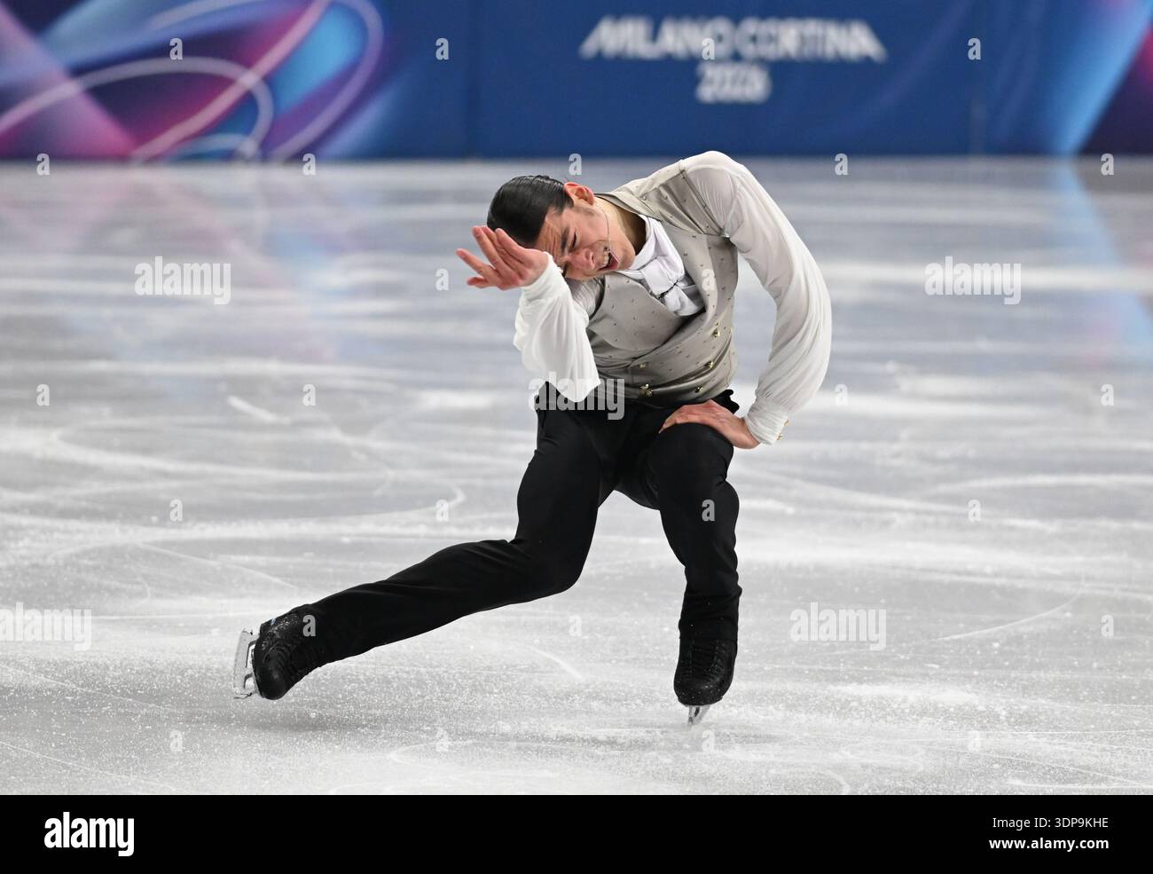 Milan, Italy. 13th Feb, 2026. Petr Gumennik of Individual Neutral ...