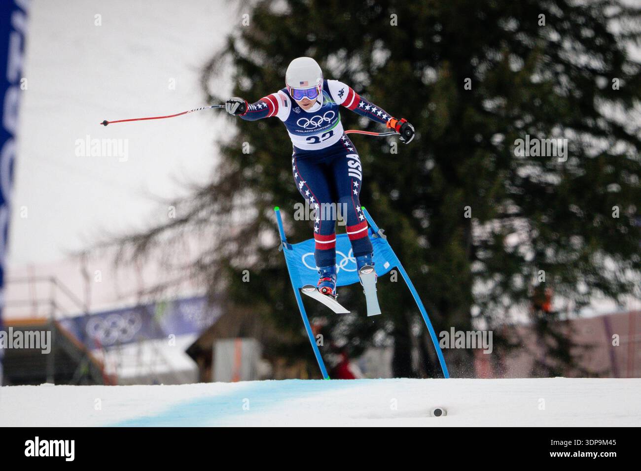 Jacqueline Wiles ( USA ), Alpine Skiing Women’s Super-G, Milano Cortina ...