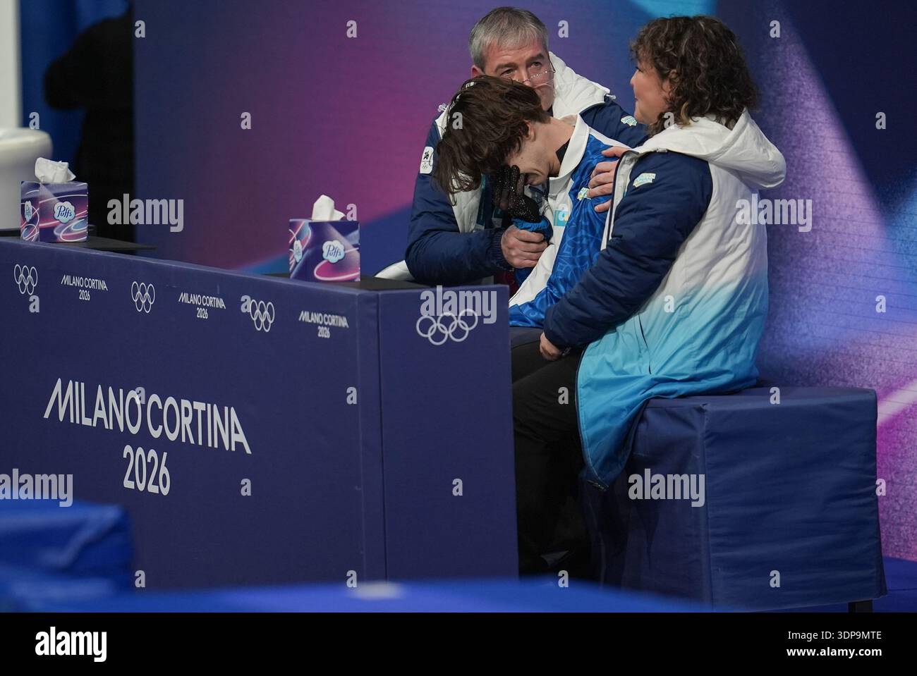 Milano, Italy. 13th Feb, 2026. Mikhail Shaidorov (KAZ) won Gold in the ...
