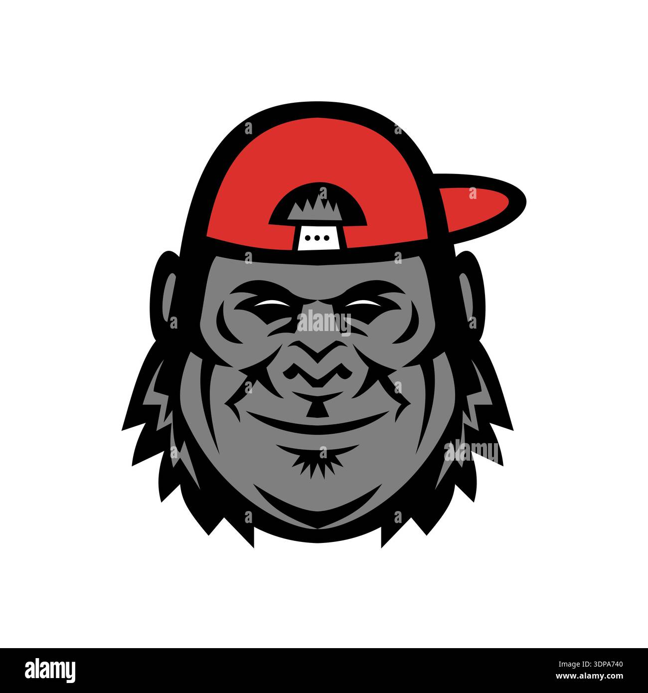 Gorilla head wearing cap hi-res stock photography and images - Alamy