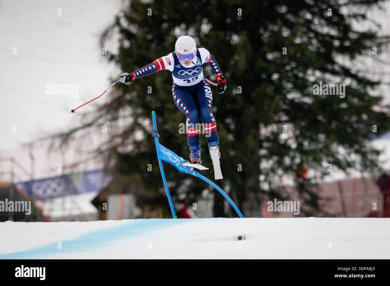 Jacqueline Wiles ( USA ), Alpine Skiing Women’s Super-G, Milano Cortina ...