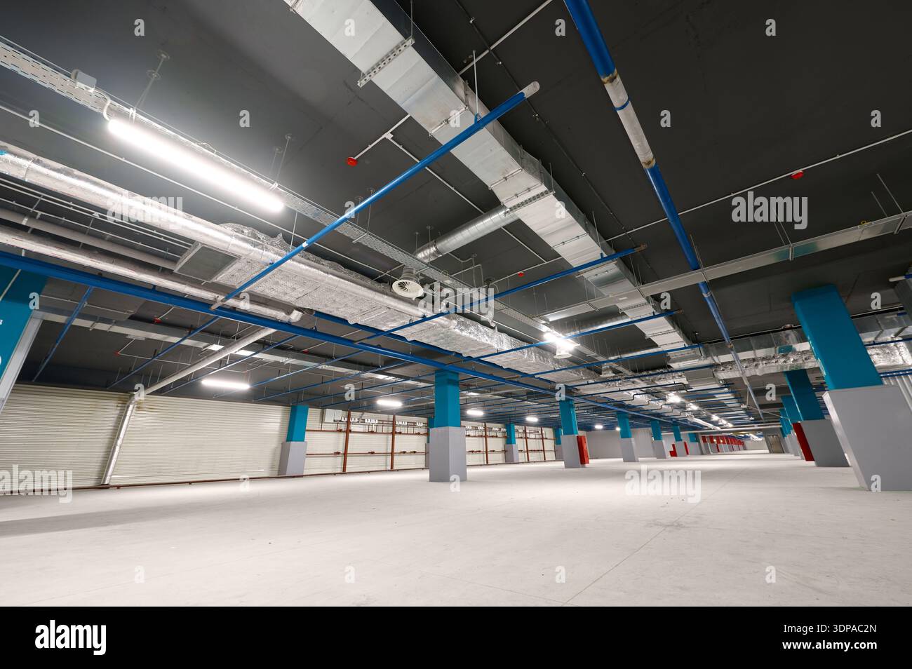Spacious organized underground parking lot hi-res stock photography and ...