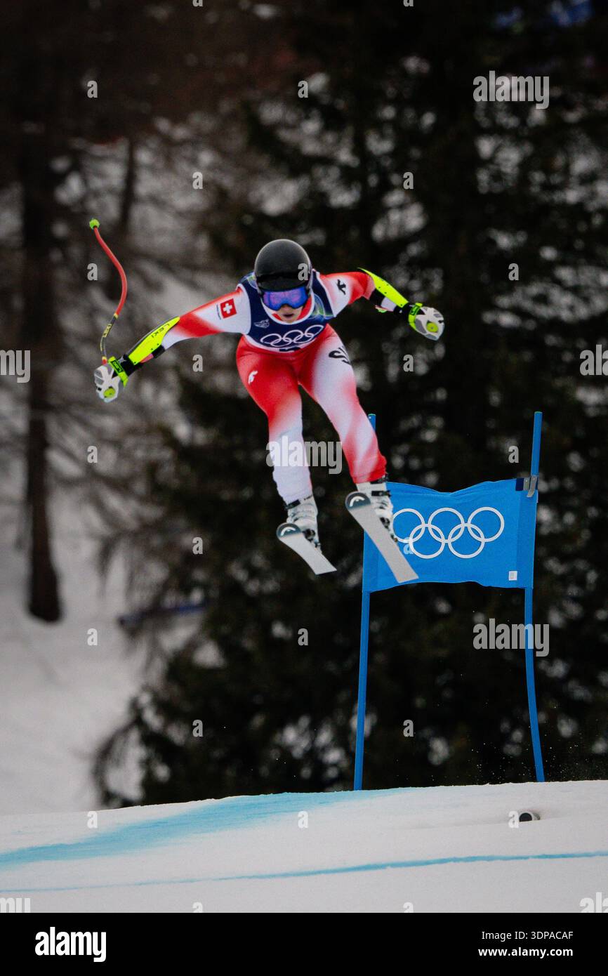 Corinne Suter ( Schweiz ), Alpine Skiing Women’s Super-G, Milano ...
