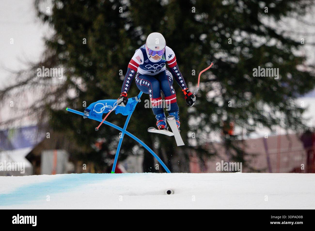 Jacqueline Wiles ( USA ), Alpine Skiing Women’s Super-G, Milano Cortina ...
