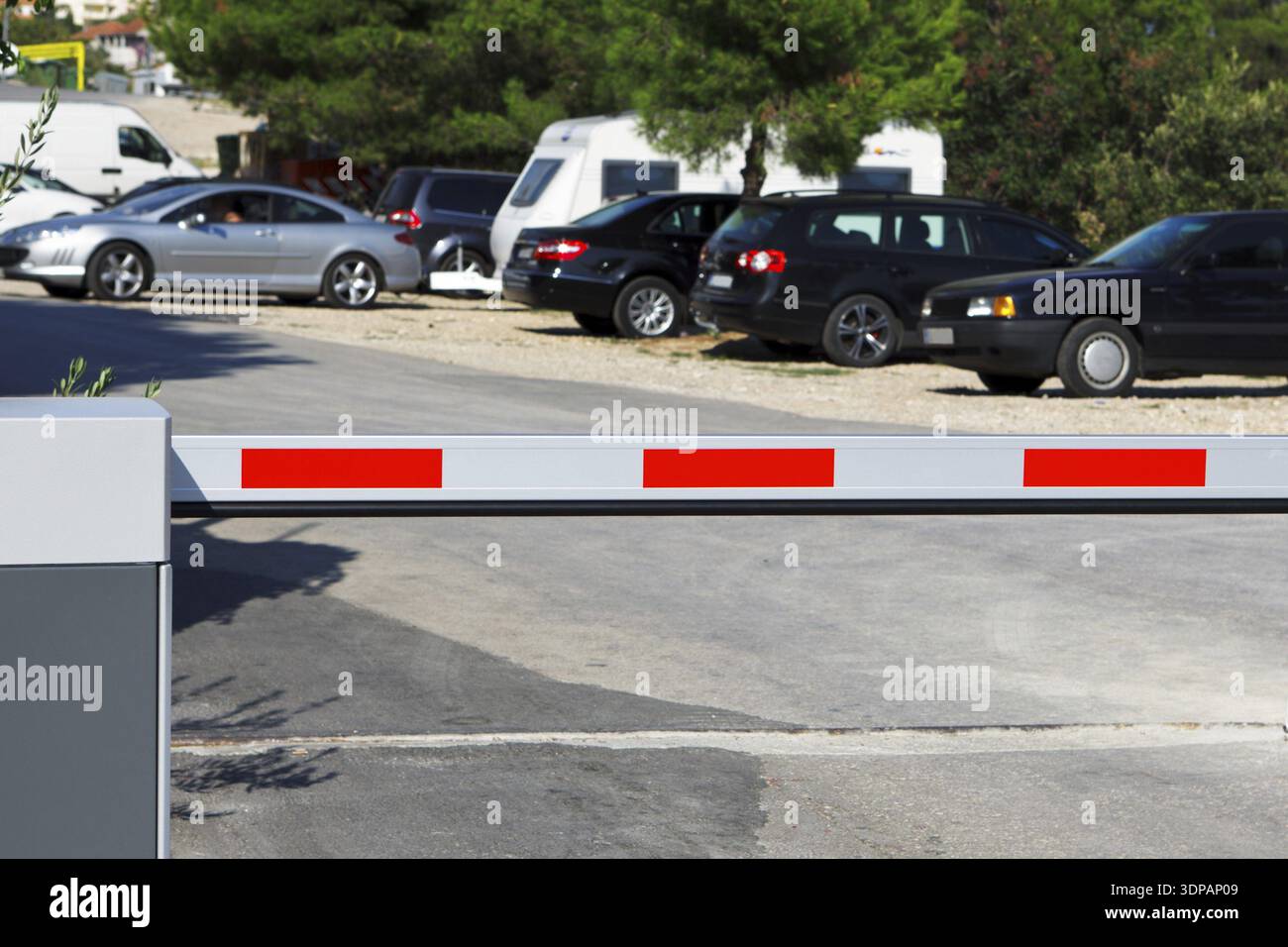 Guarded car park hi-res stock photography and images - Alamy