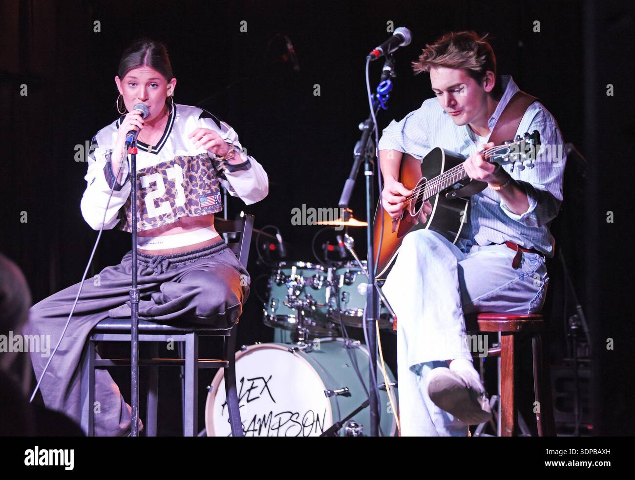 MaryJo Young, Bennett Woolsey on stage for Alex Sampson in Concert ...
