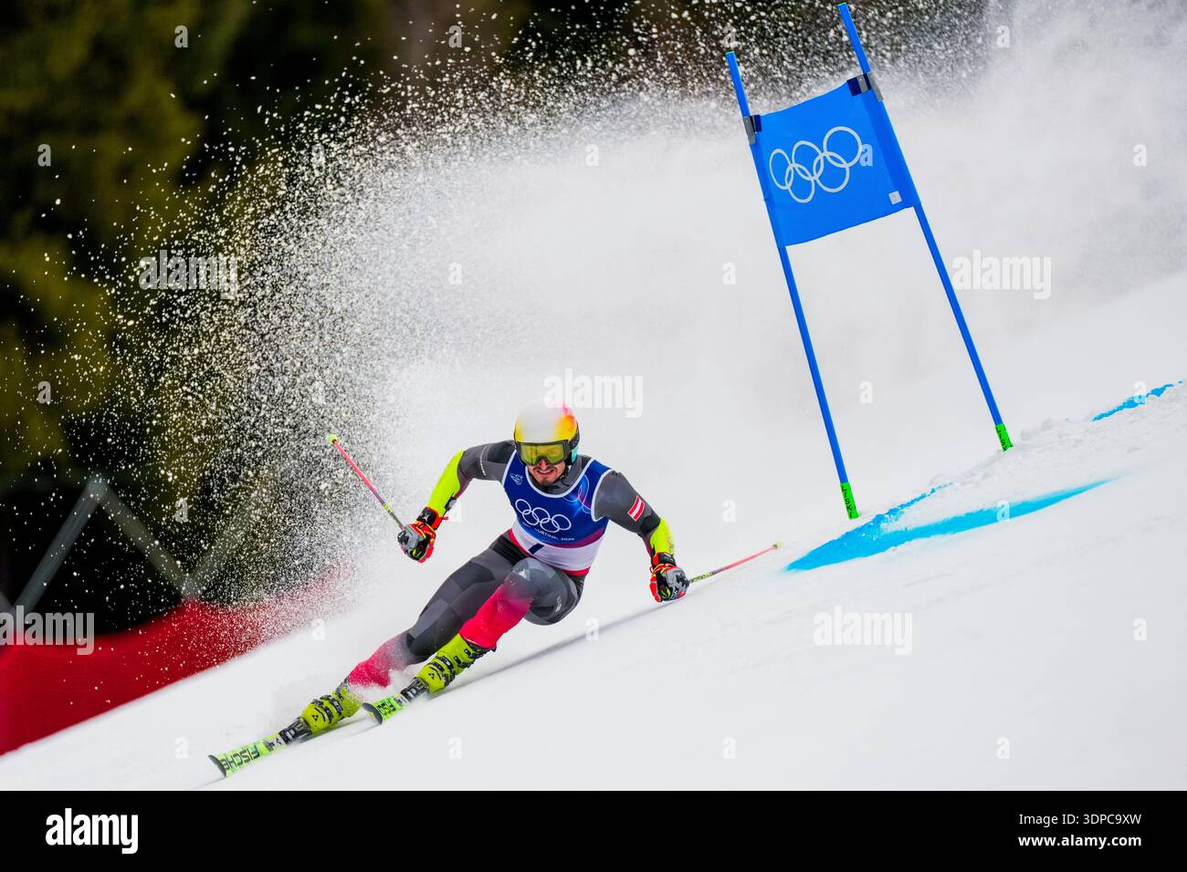 Bormio, Italy 20260214. Stefan Brennsteiner from Austria during the men ...