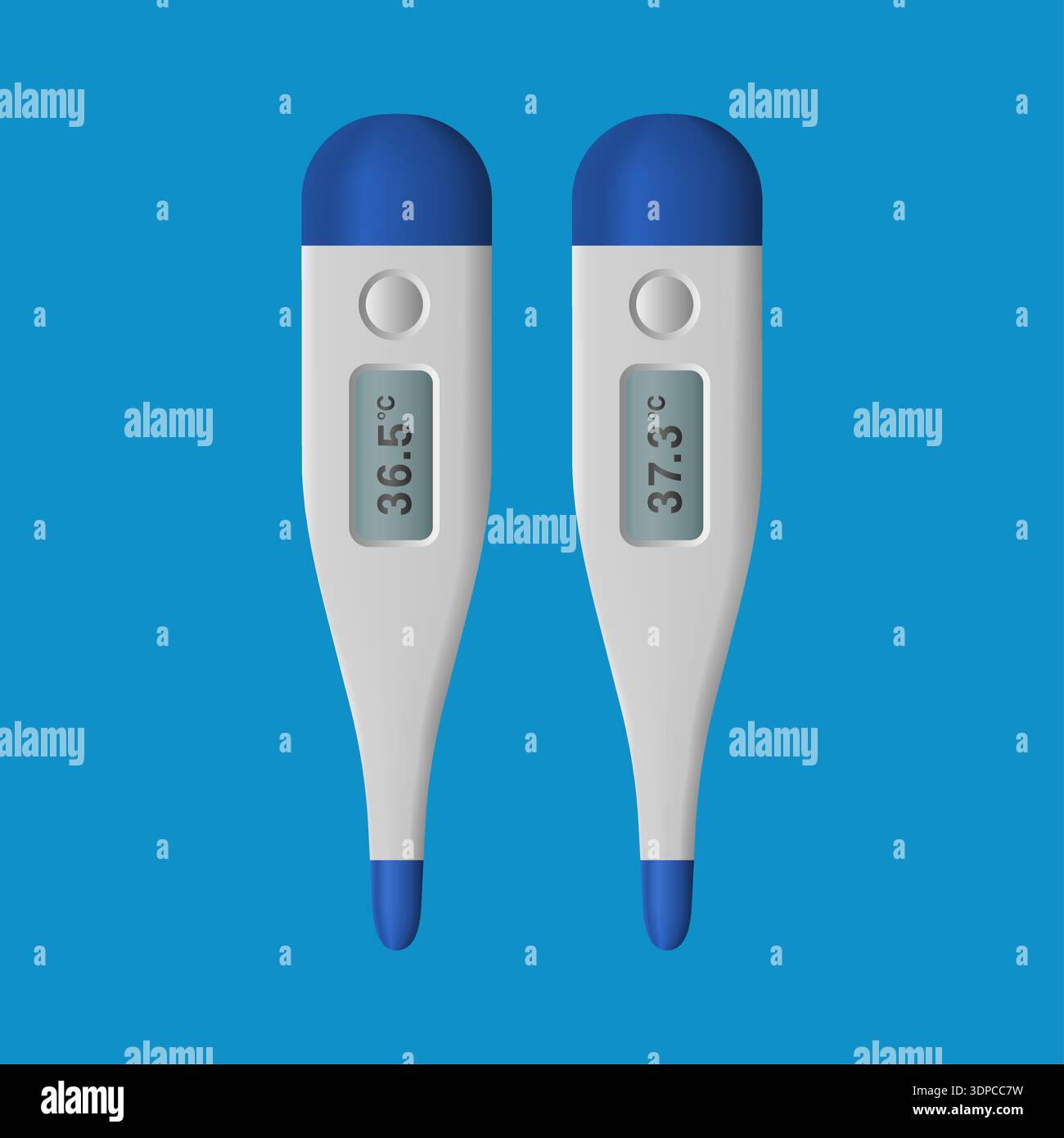 Body temperature check tool Stock Vector Images - Alamy