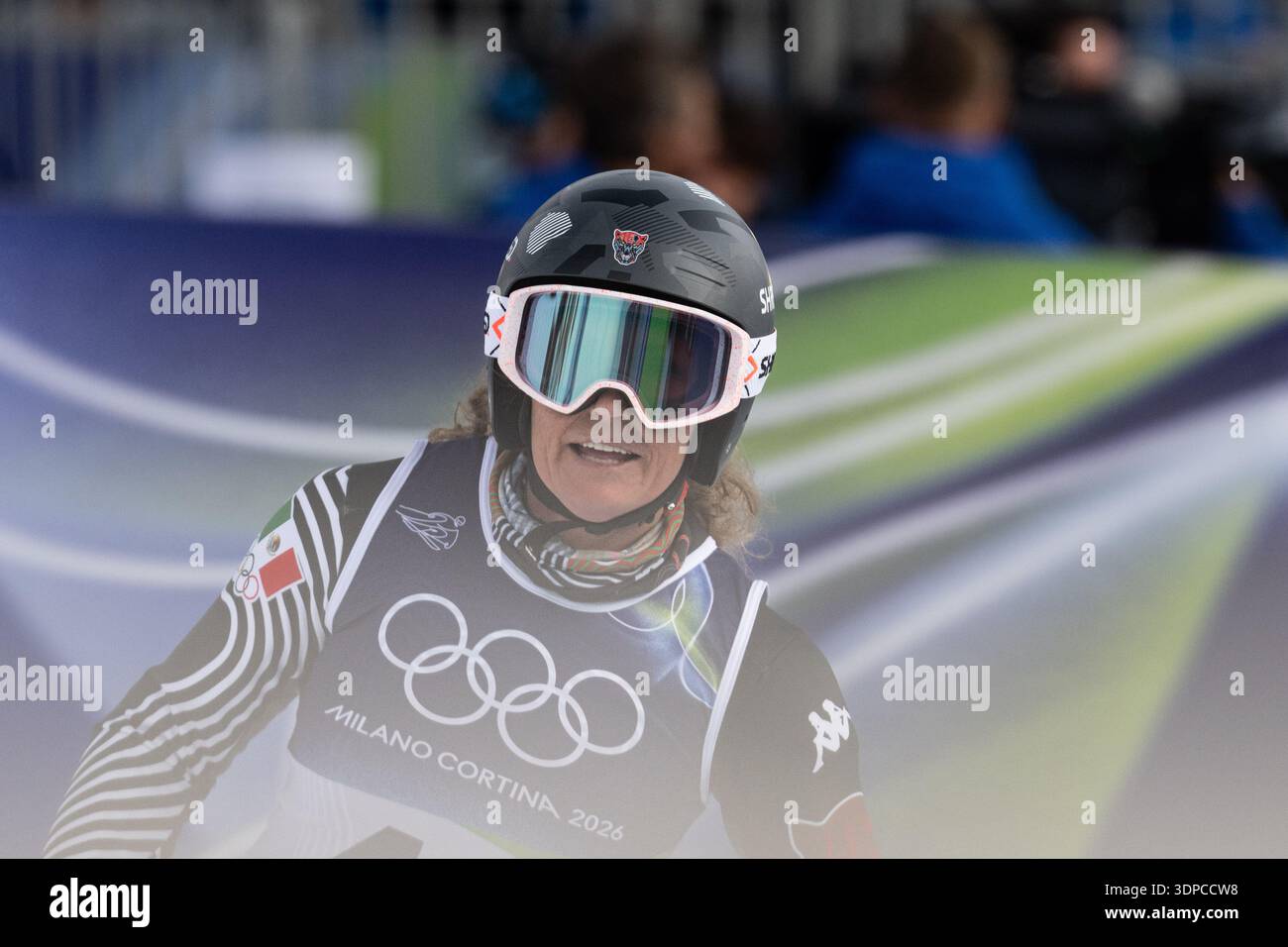 Cortina, Italy. 12th Feb, 2026. Sarah Schleper ( Mexiko ), Alpine ...