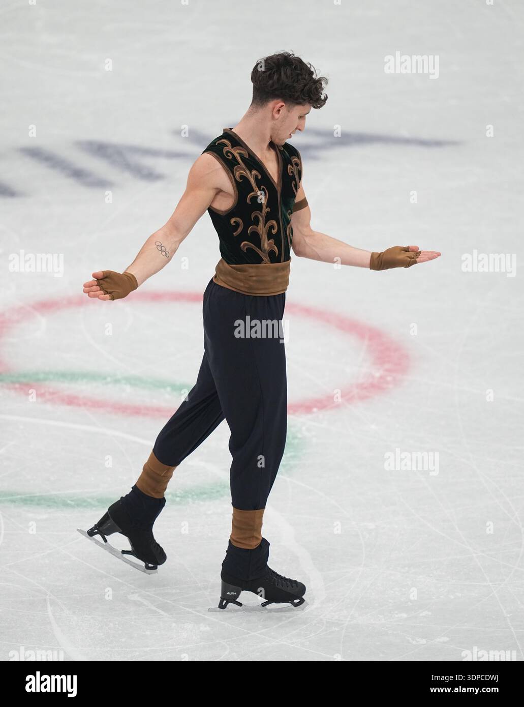 Milan, Aarhus, Italy. 14th Feb, 2026. LUKAS BRITSCHGI competes during ...